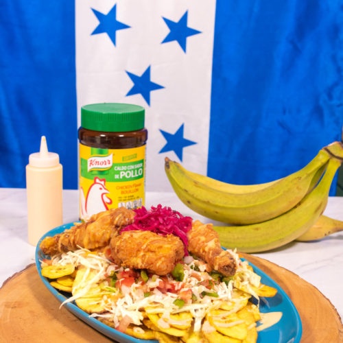 Pollo Chuco | Delicious Honduran Fried Chicken with Plantains